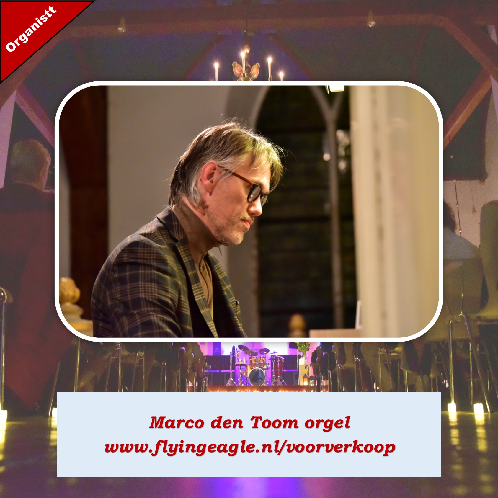 Marco den Toom speelt 23 november 2024 bij 8e editie Flying Eagle ...